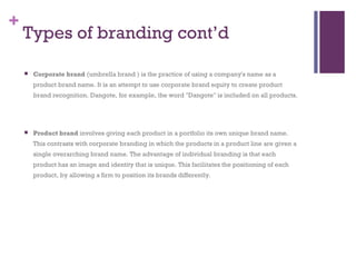 Fundamental of Branding By Khawaja Muhammad Nasir | PPT