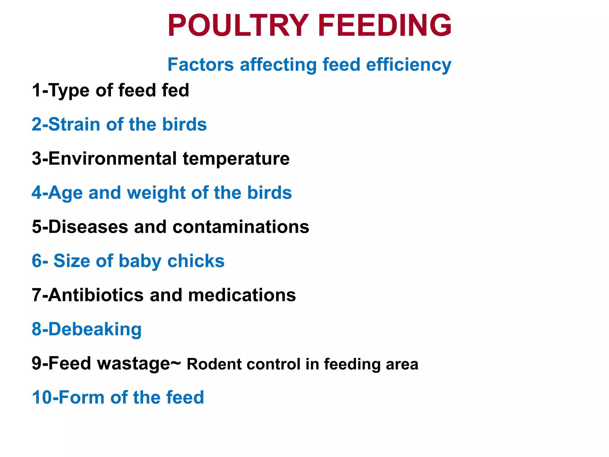 Feeding management of poultry | PPTX