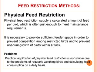 Feeding management of poultry | PPTX