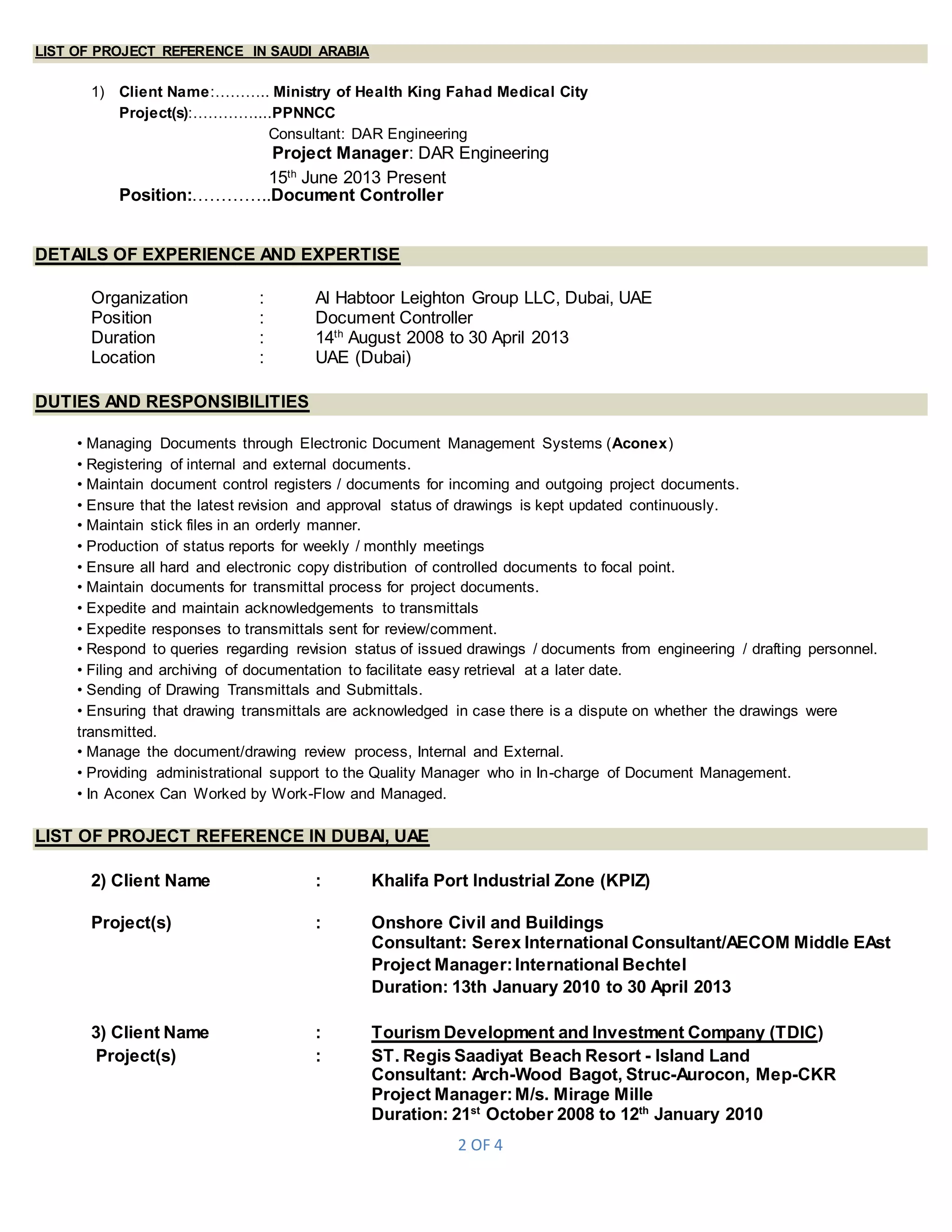 Mubarak Zeb Resume | DOCX