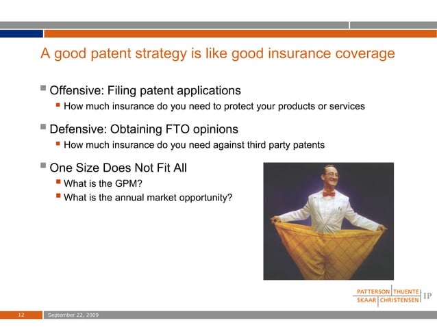 The Changing Role of Patent Strategy | PPT