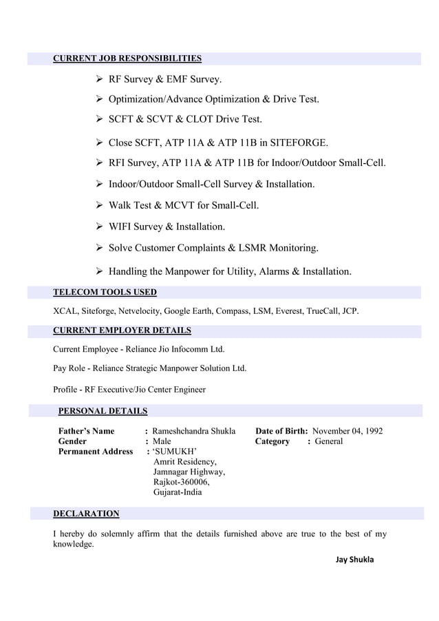 Jay Shukla_Resume | PDF