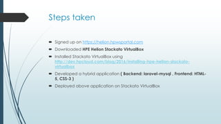 HPEProjectPresentation | PPT