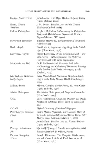 Miltons Angels The Earlymodern Imagination Joad Raymond | PDF