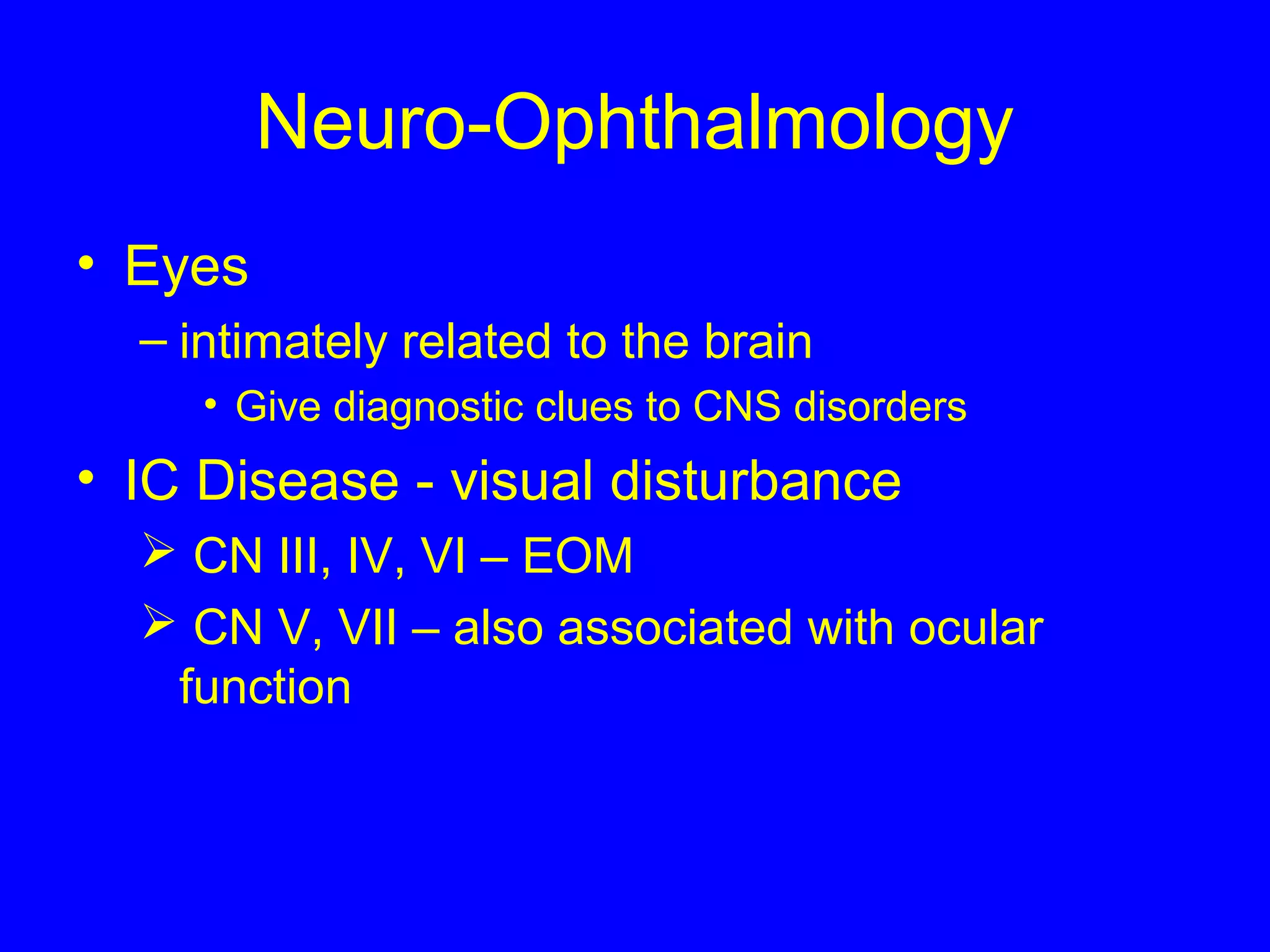 7344134 ophtha-neuro-ophthalmology | PPT