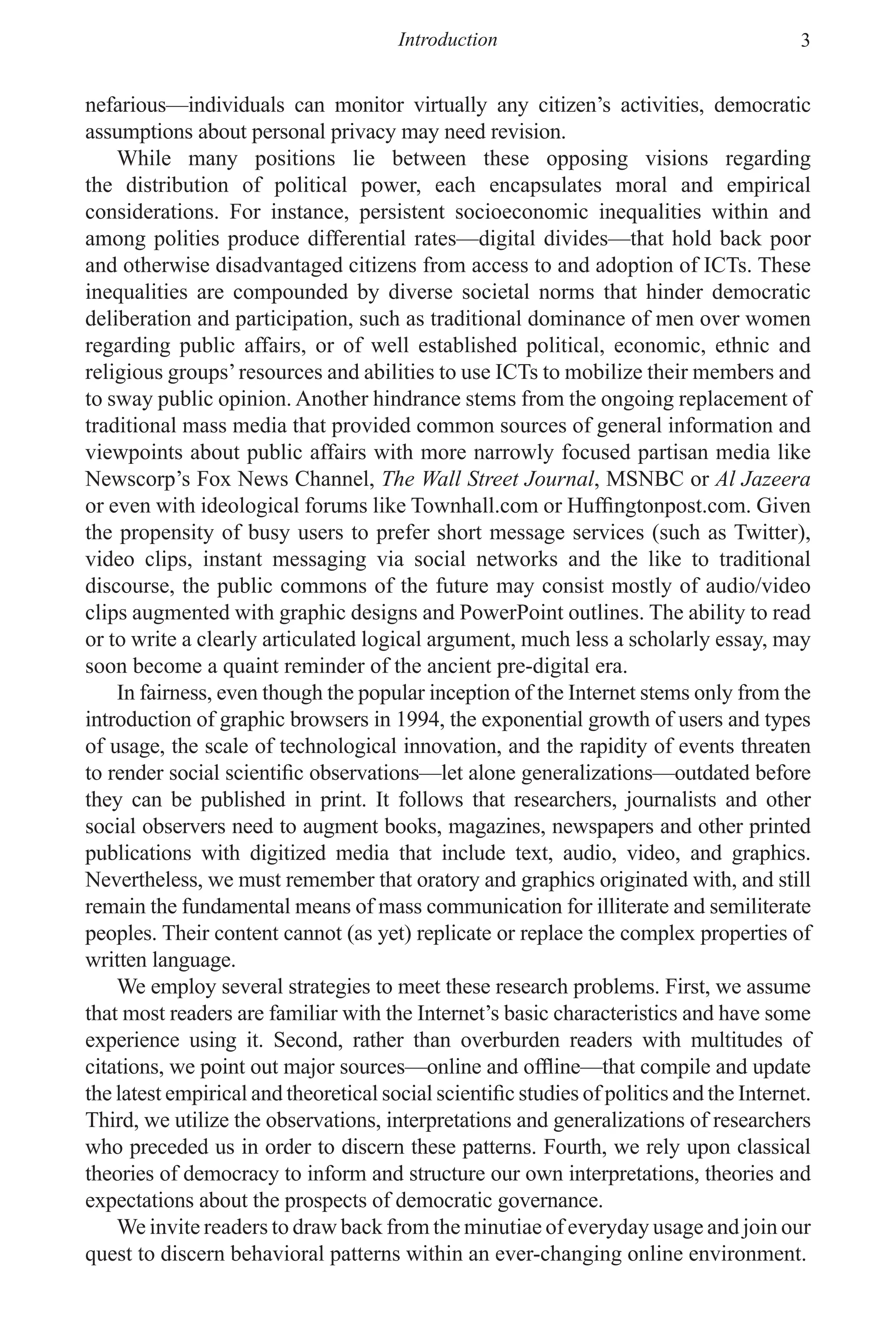 The Prospect of Internet Democracy Michael Margolis | PDF