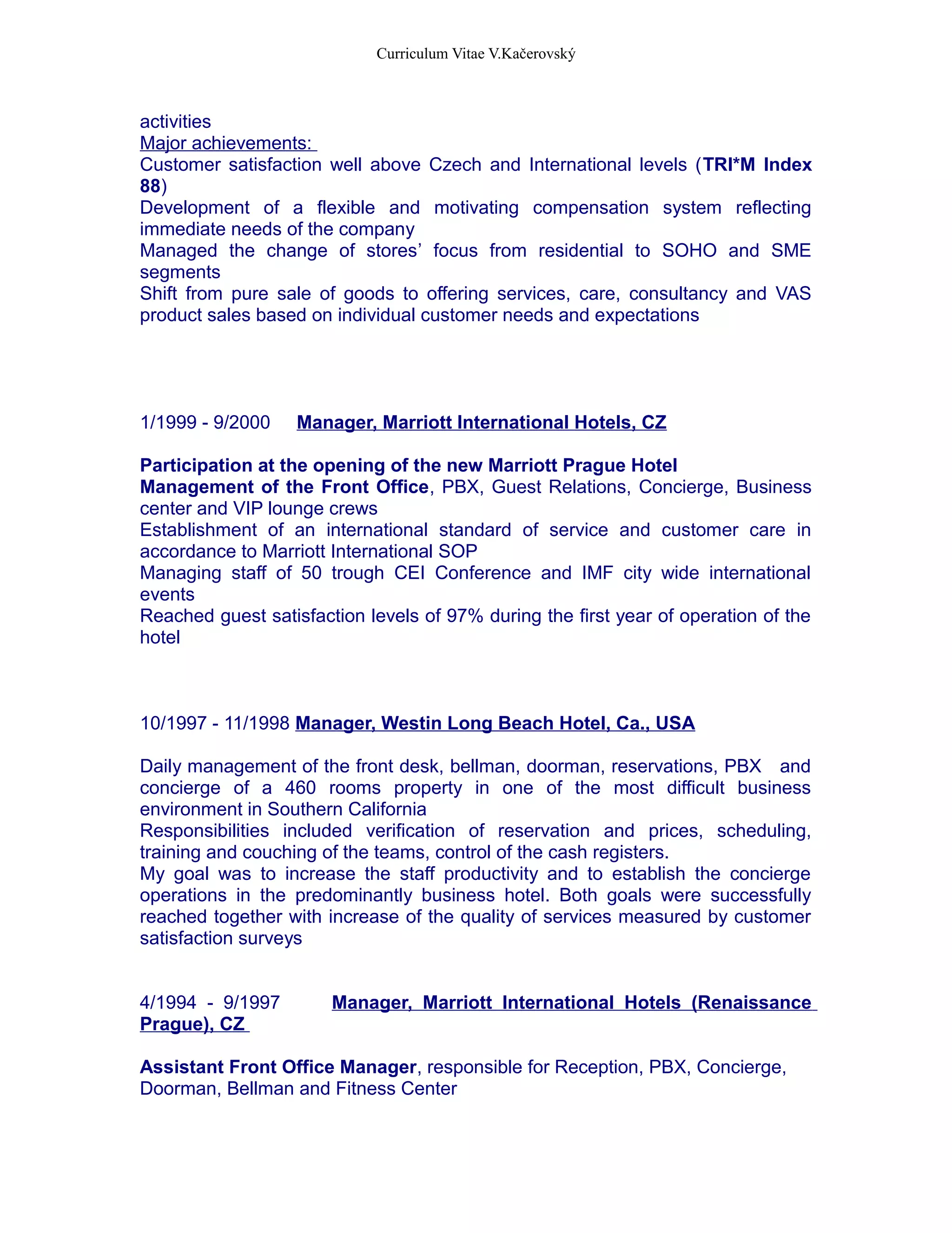 CV_Kacerovsky_engl 2016 | PDF