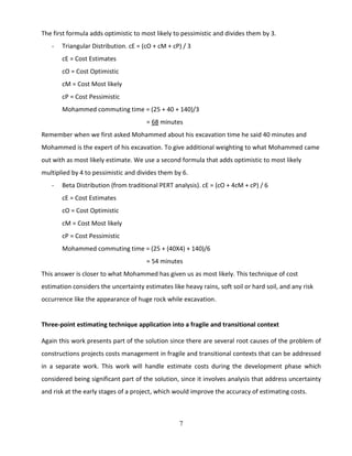 Estimate costs in fragile and transitional contexts - July - 2014 | PDF