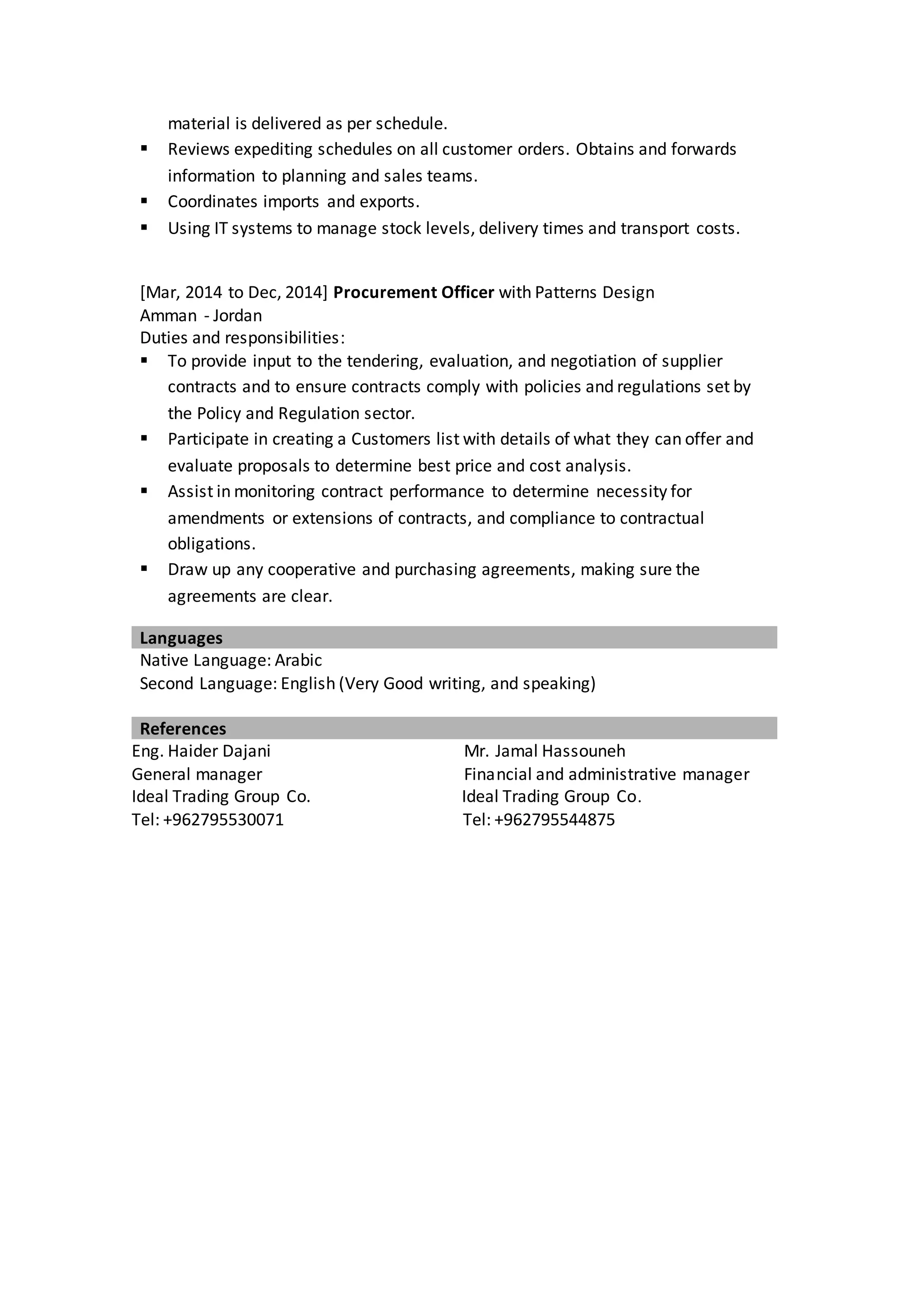 Hilda Resume | DOCX