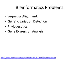Introduction to Bioinformatics | PDF