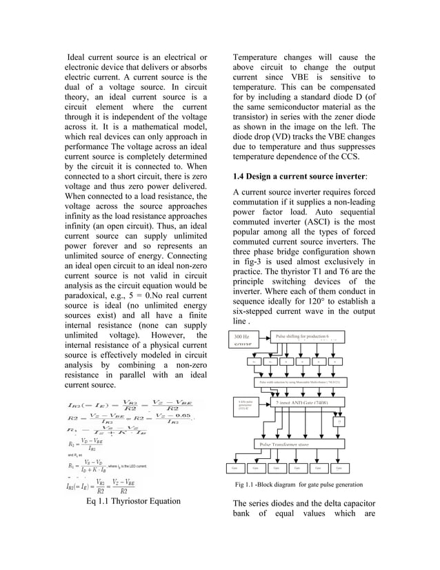 3 phase current source inverter | PDF