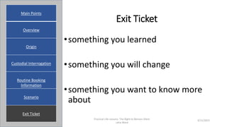 The Right to Remain Silent | PPT