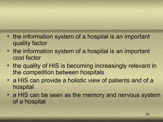 An introduction to health information system | PPT