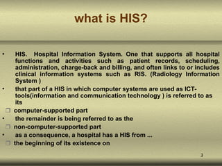 An introduction to health information system | PPT