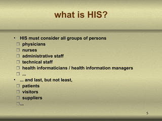 An introduction to health information system | PPT