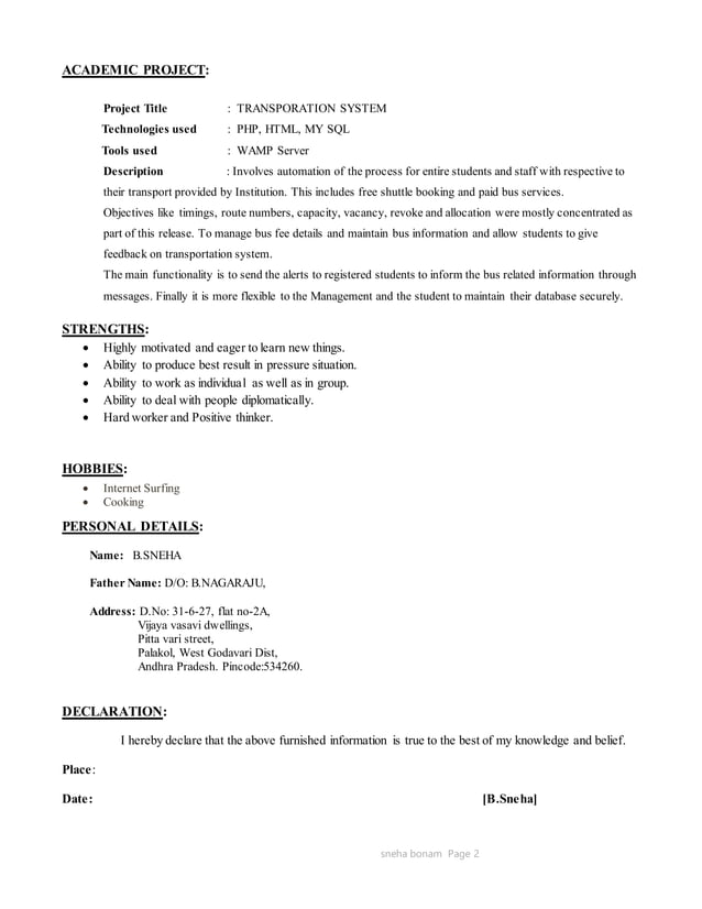 sneha_resume | DOCX