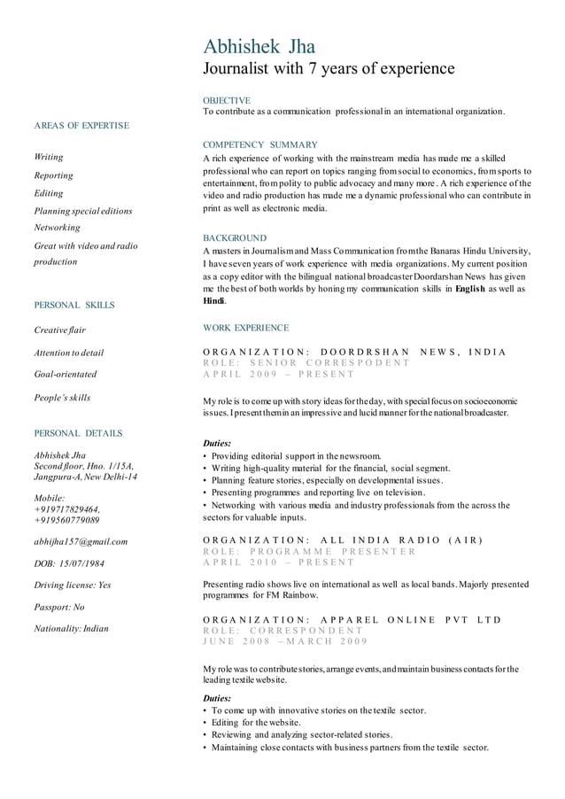 Abhishek Jha_CV | PDF