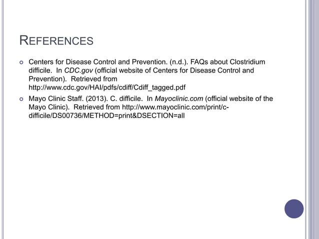 C diff presentation_modified | PPT