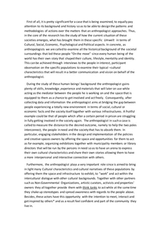 WHAT ANTHROPOLOGISTS CAN CONTRIBUTE | DOCX