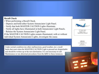 15 Minutes 737 warning-lights-presentation | PPTX