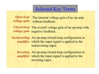 operational amplifier and it's applications | PPT