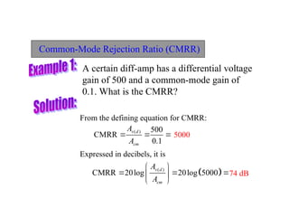 operational amplifier and it's applications | PPT