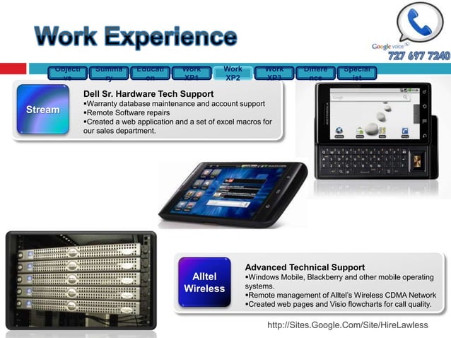 Target Powerpoint Resume - Timothy Lawless | PPTX