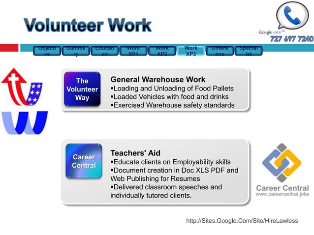 Target Powerpoint Resume - Timothy Lawless | PPTX