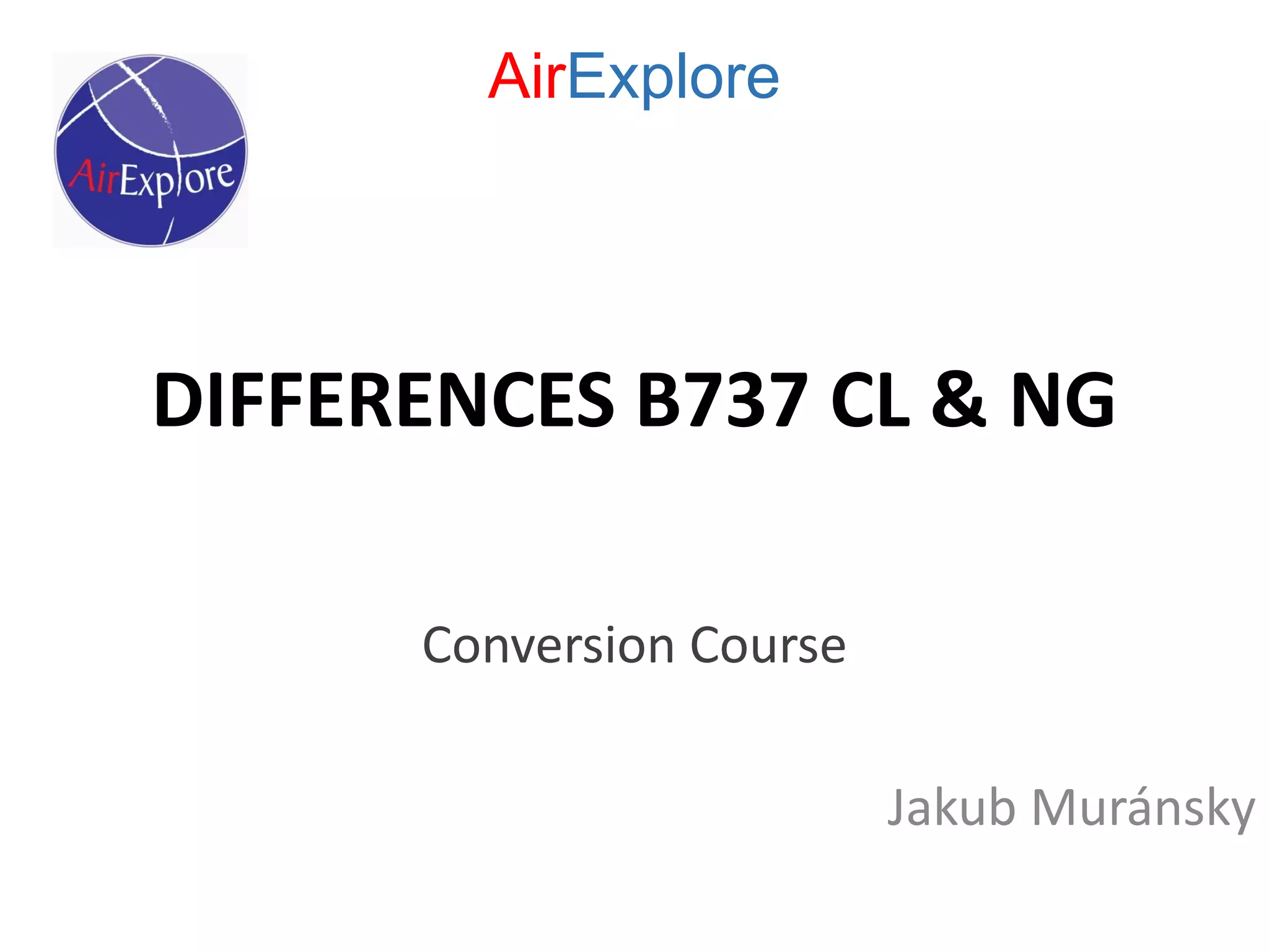 737 ng cl differences jakub muransky | PDF