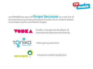 737 Shaker Company Presentation | PPT