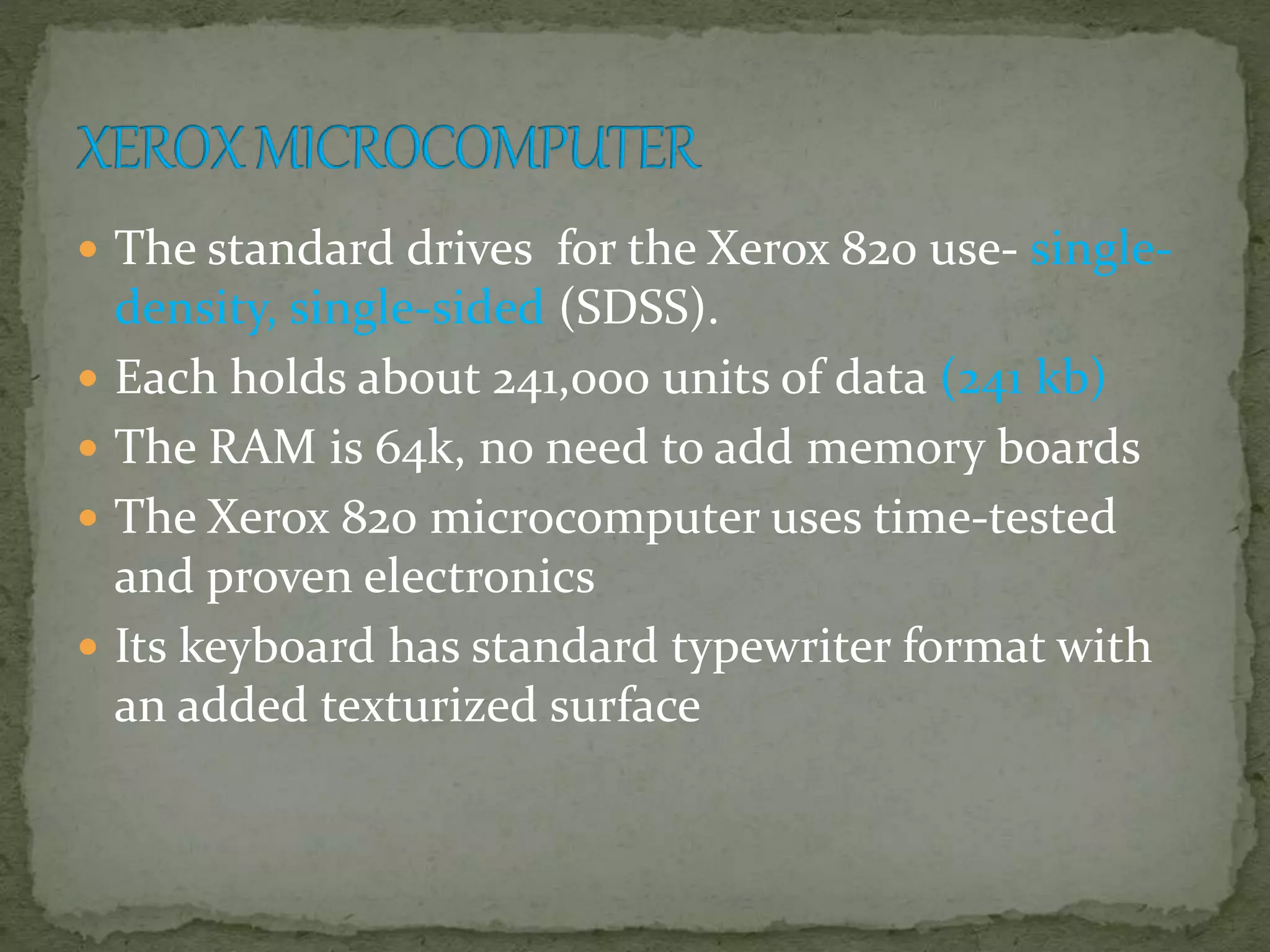 XEROX, PARC, AND THE ALTO | PPTX