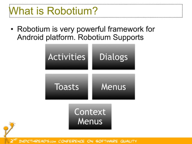 Test Automation On Android Platform Using Robotium Ppt