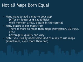 Post-PC: Geolocation & Maps in the Android Ecosystem | PPT