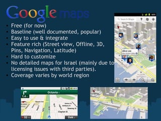 Post-PC: Geolocation & Maps in the Android Ecosystem | PPT