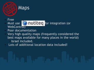 Post-PC: Geolocation & Maps in the Android Ecosystem | PPT
