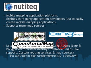 Post-PC: Geolocation & Maps in the Android Ecosystem | PPT