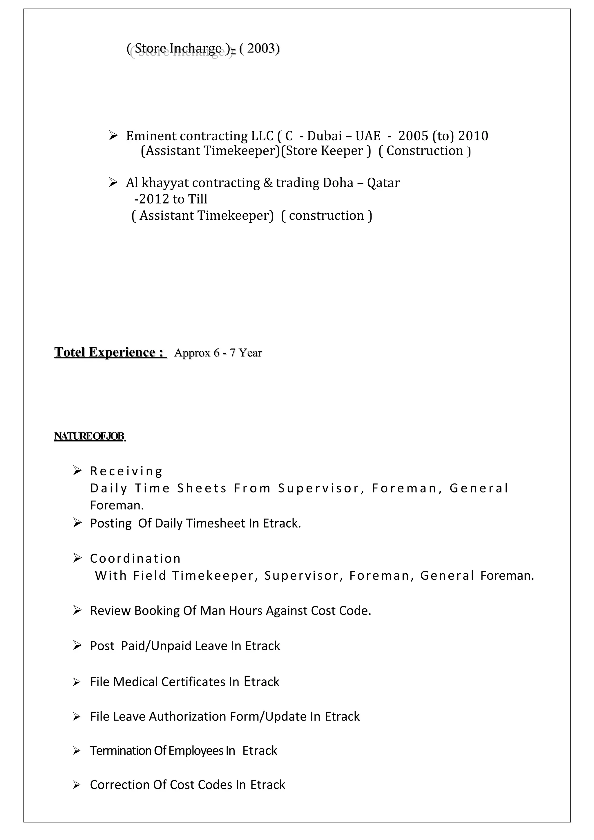 SHANKAR RESUM | DOC | Resume Writing and Advice | Job Search