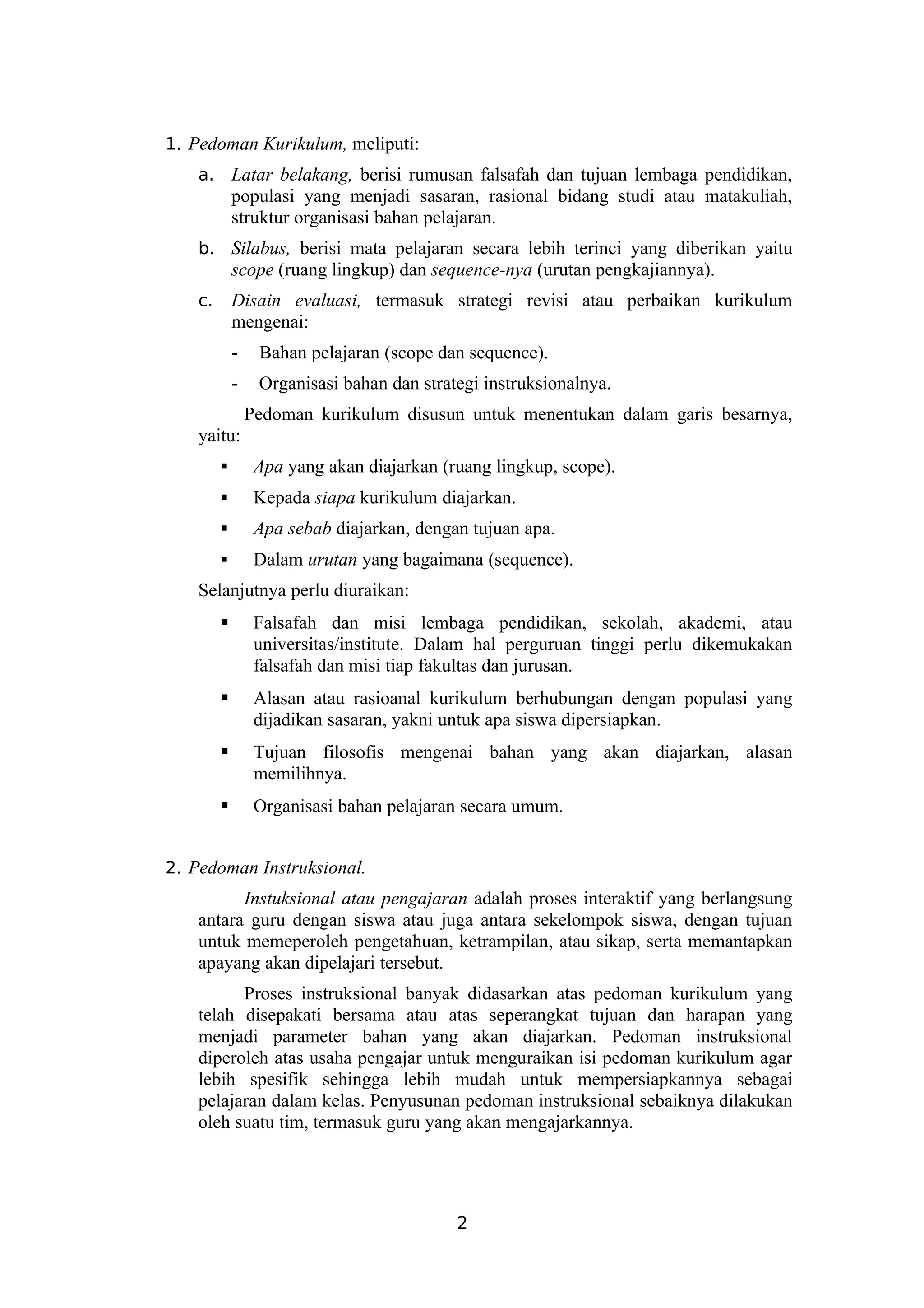 73882794 kurikulum-dan-instruksional-pembelajaran | PDF