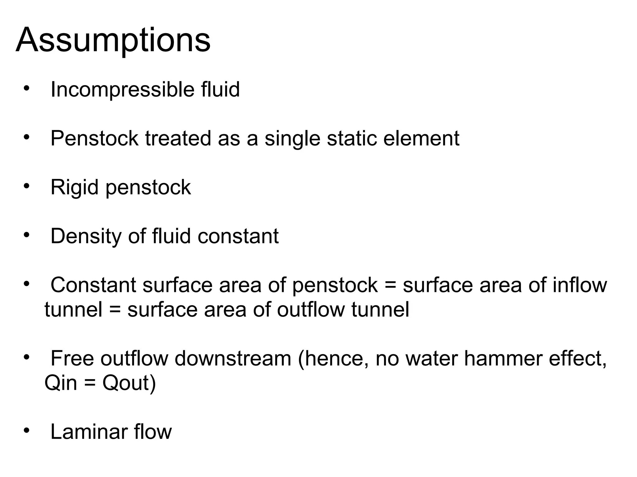 Simplified Modelling of Penstock in Hydro-Power Plants | PPT