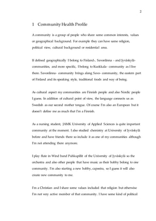 Community- course portfolio | PDF