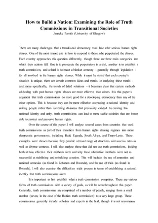 How To Build A Nation draft 3 | PDF