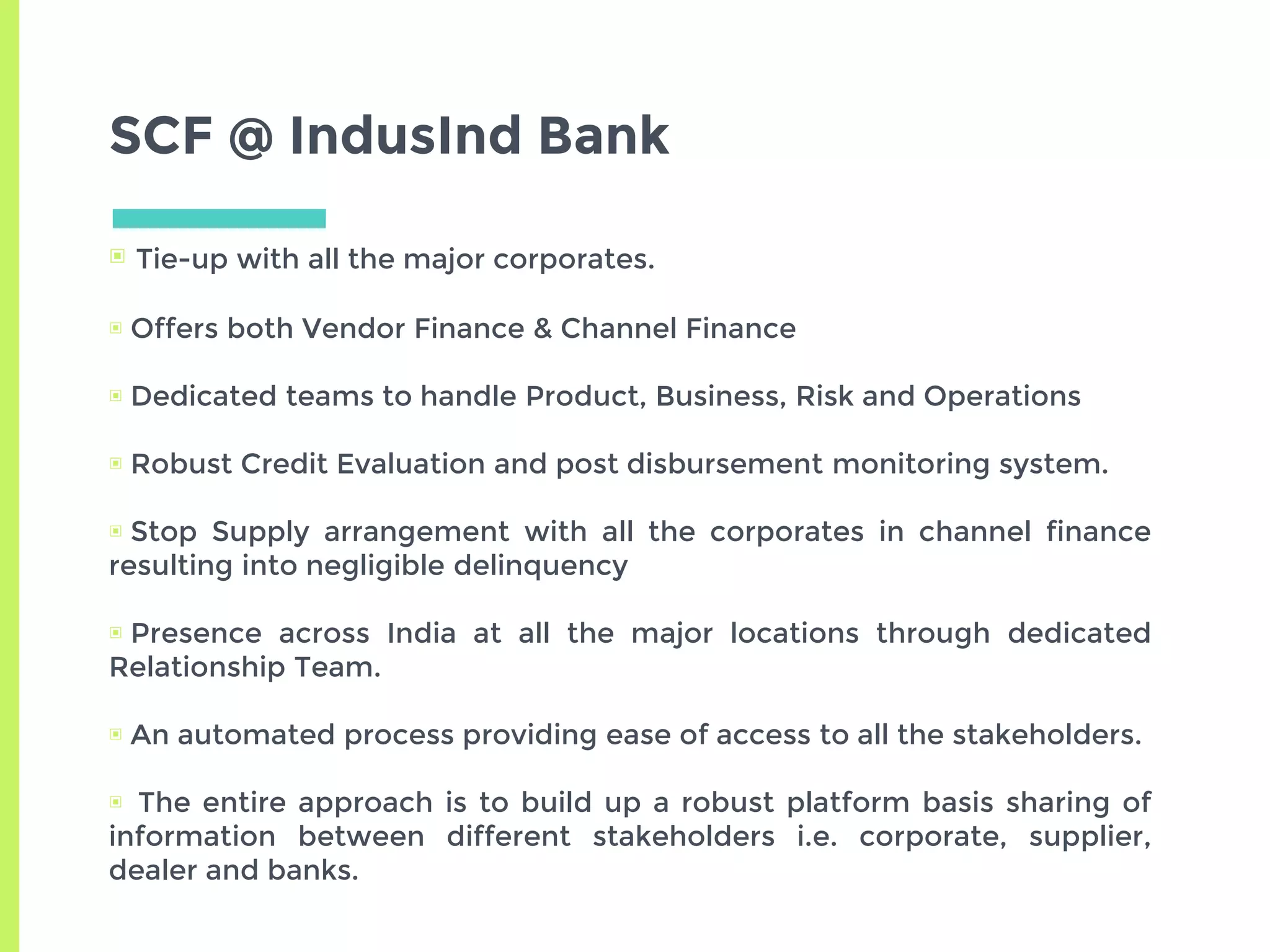 SCF in India an overview and way forward | PDF