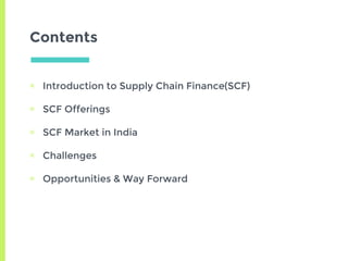 SCF in India an overview and way forward | PDF