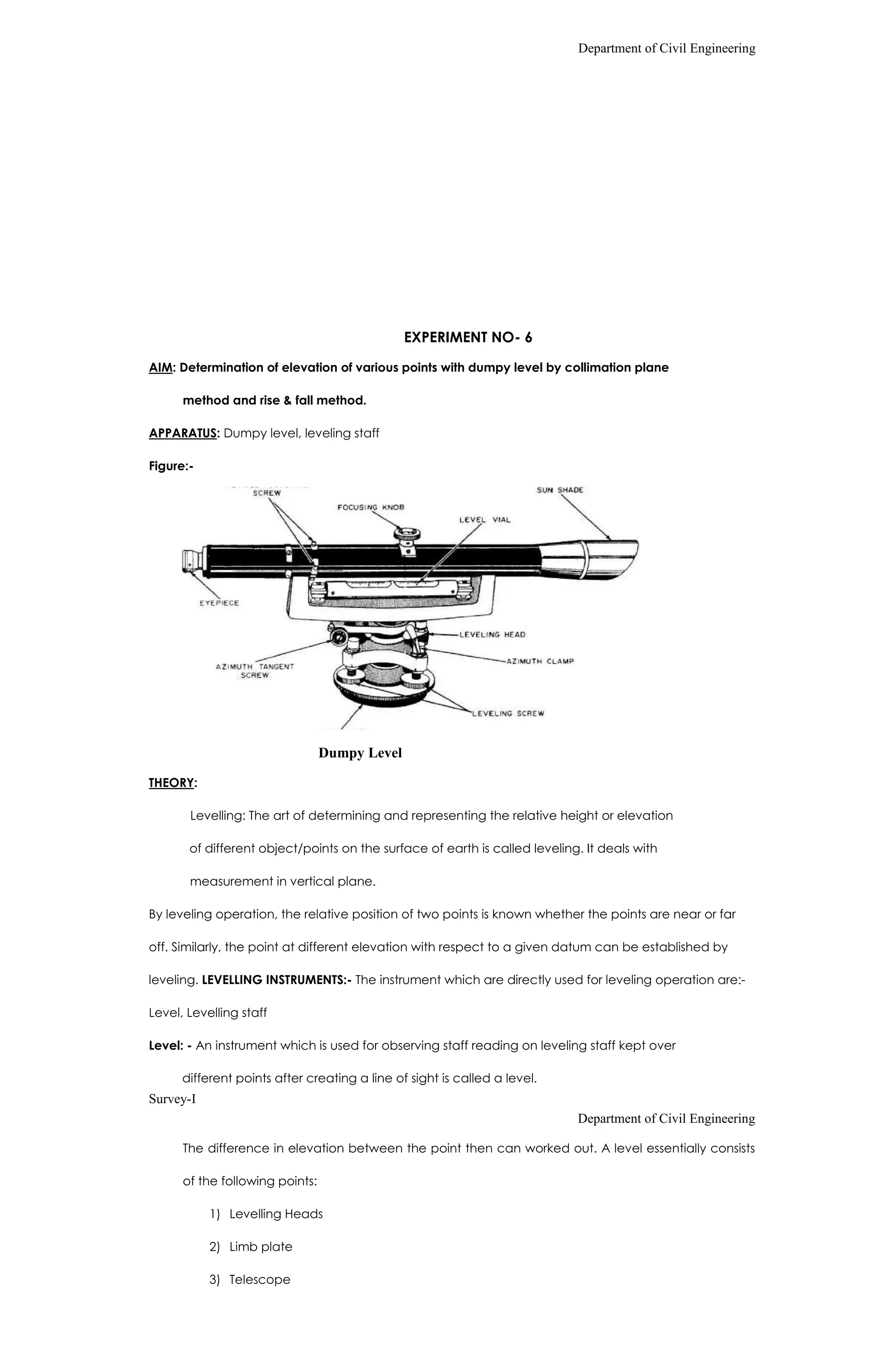 73941338 surveying-lab-manual-1 | PDF