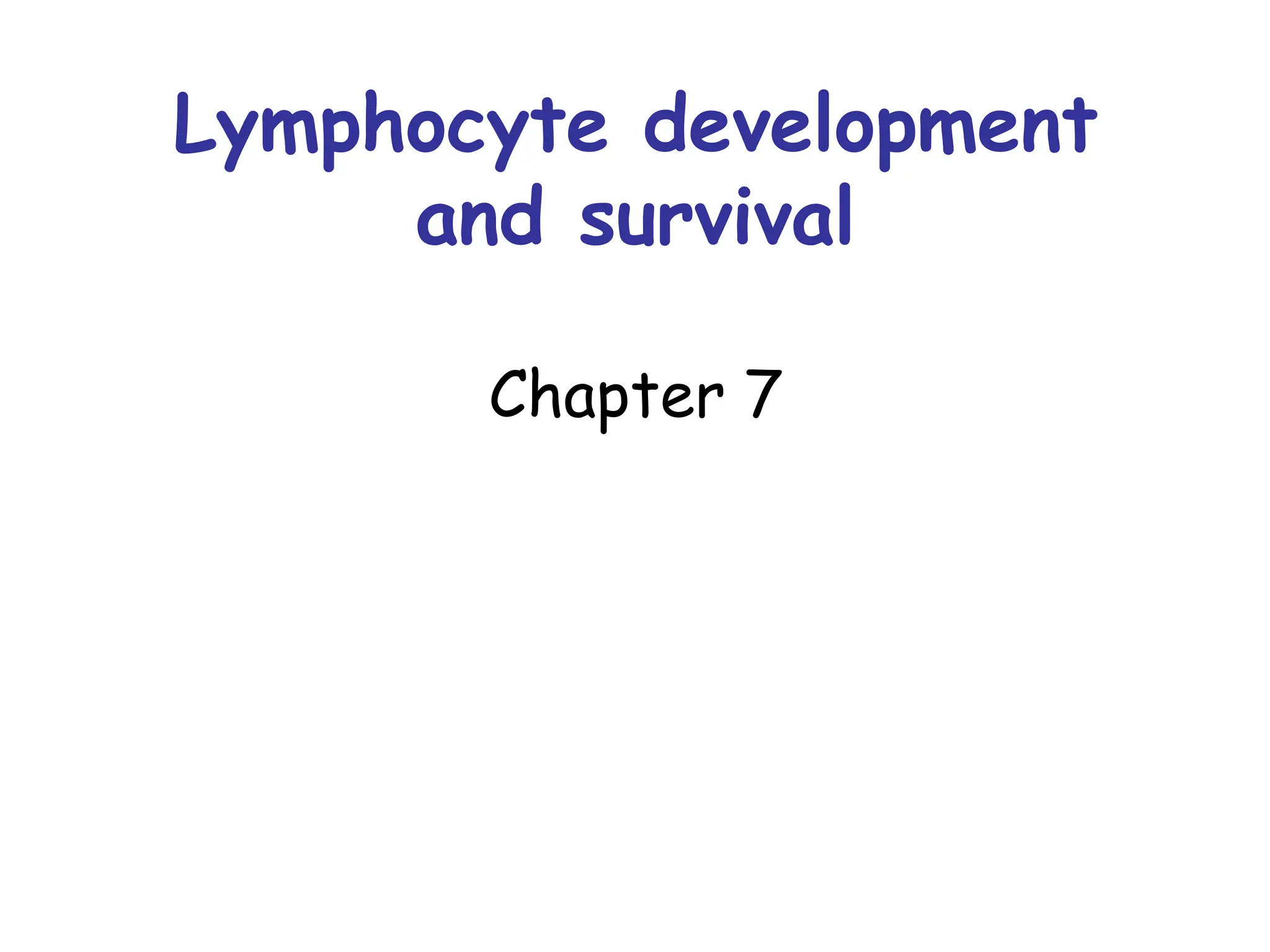 7394415-Lymphocyte-Development power point | PPT