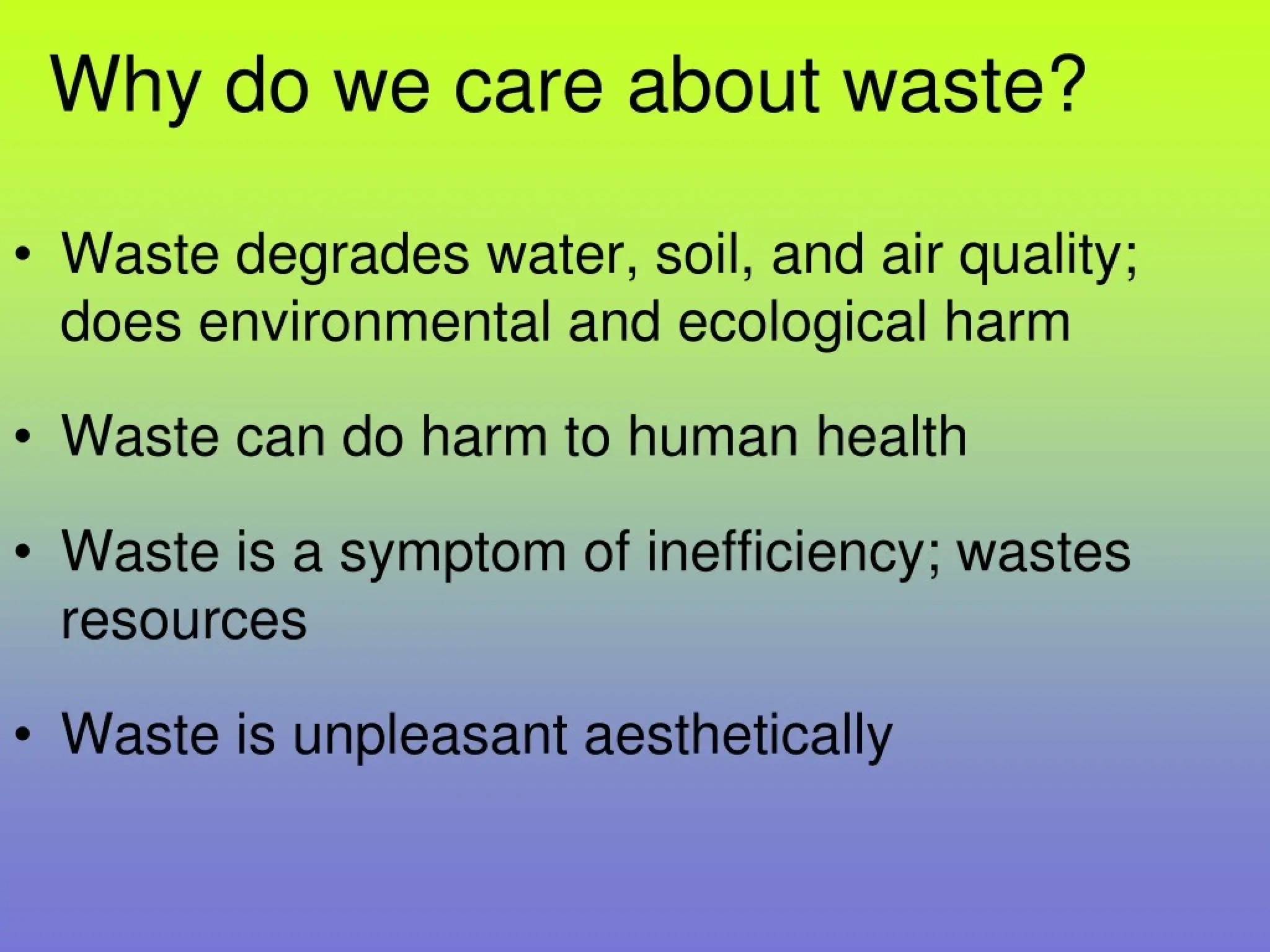 waste management, types of waste and it's methods | PDF