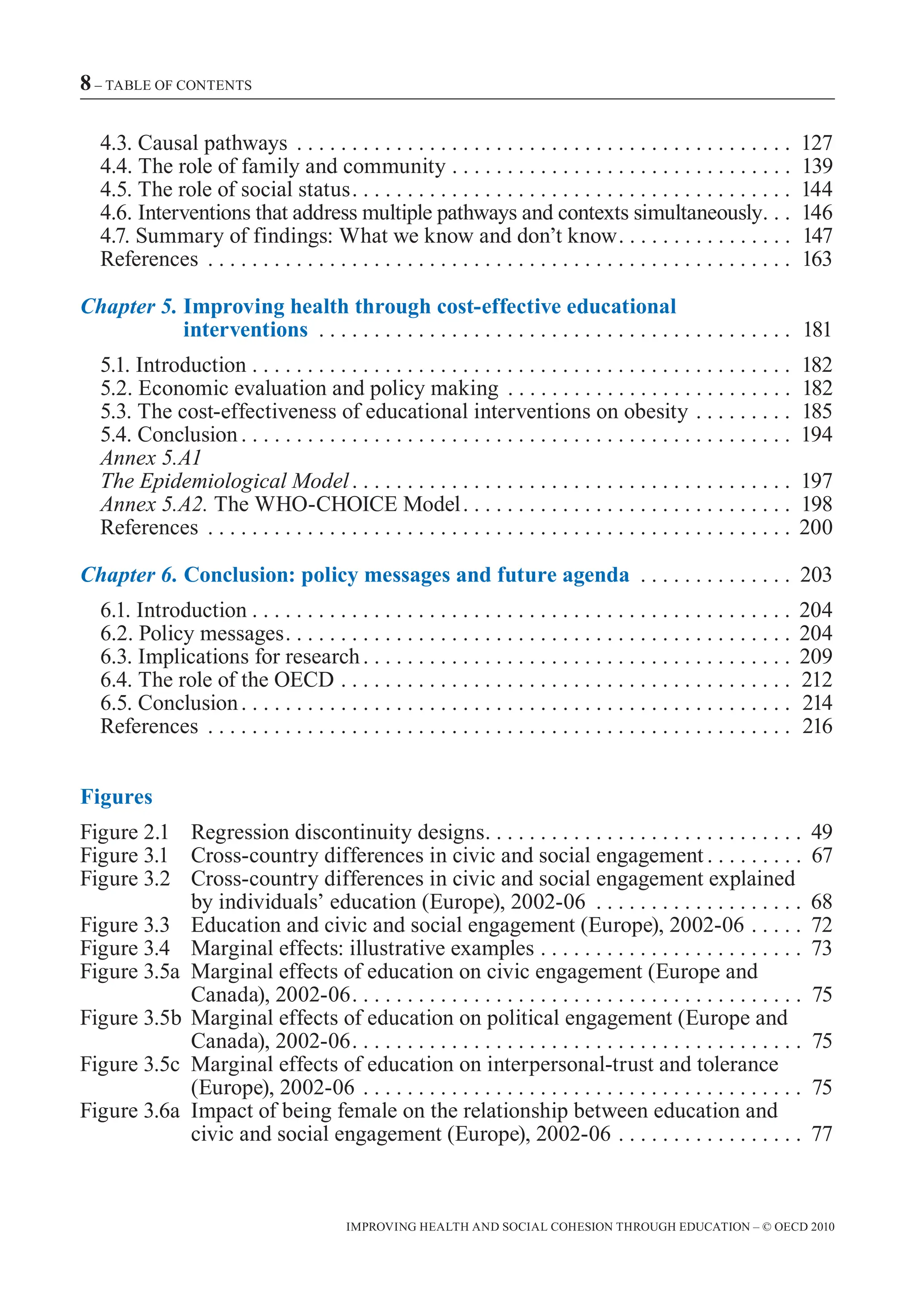 Improving Health and Social Cohesion through Education Oecd | PDF