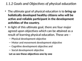 Comprehensive Overview of Physical Education: Roles, Objectives, and ...
