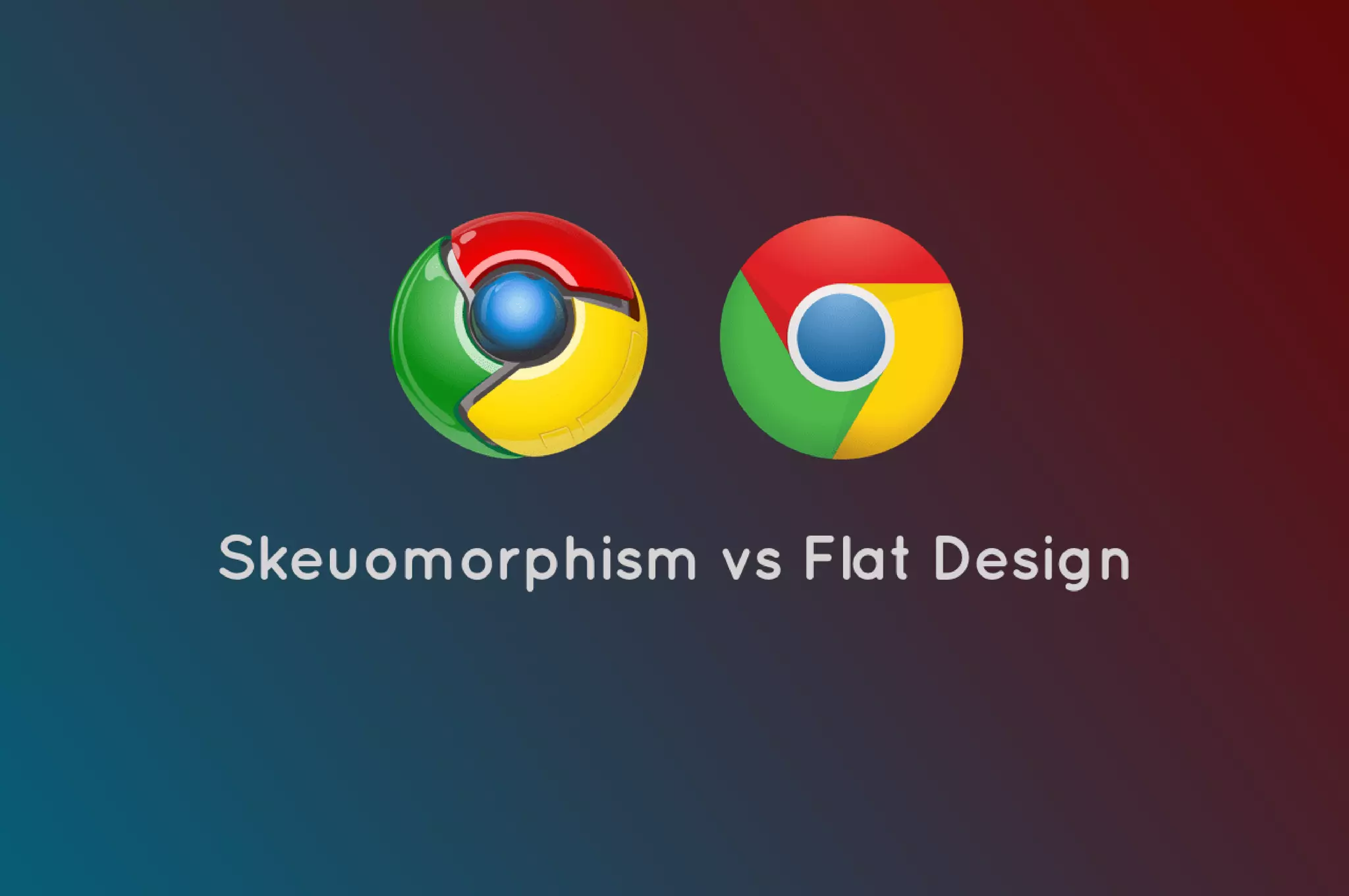 Skeuomorphism vs Flat Design | PPT