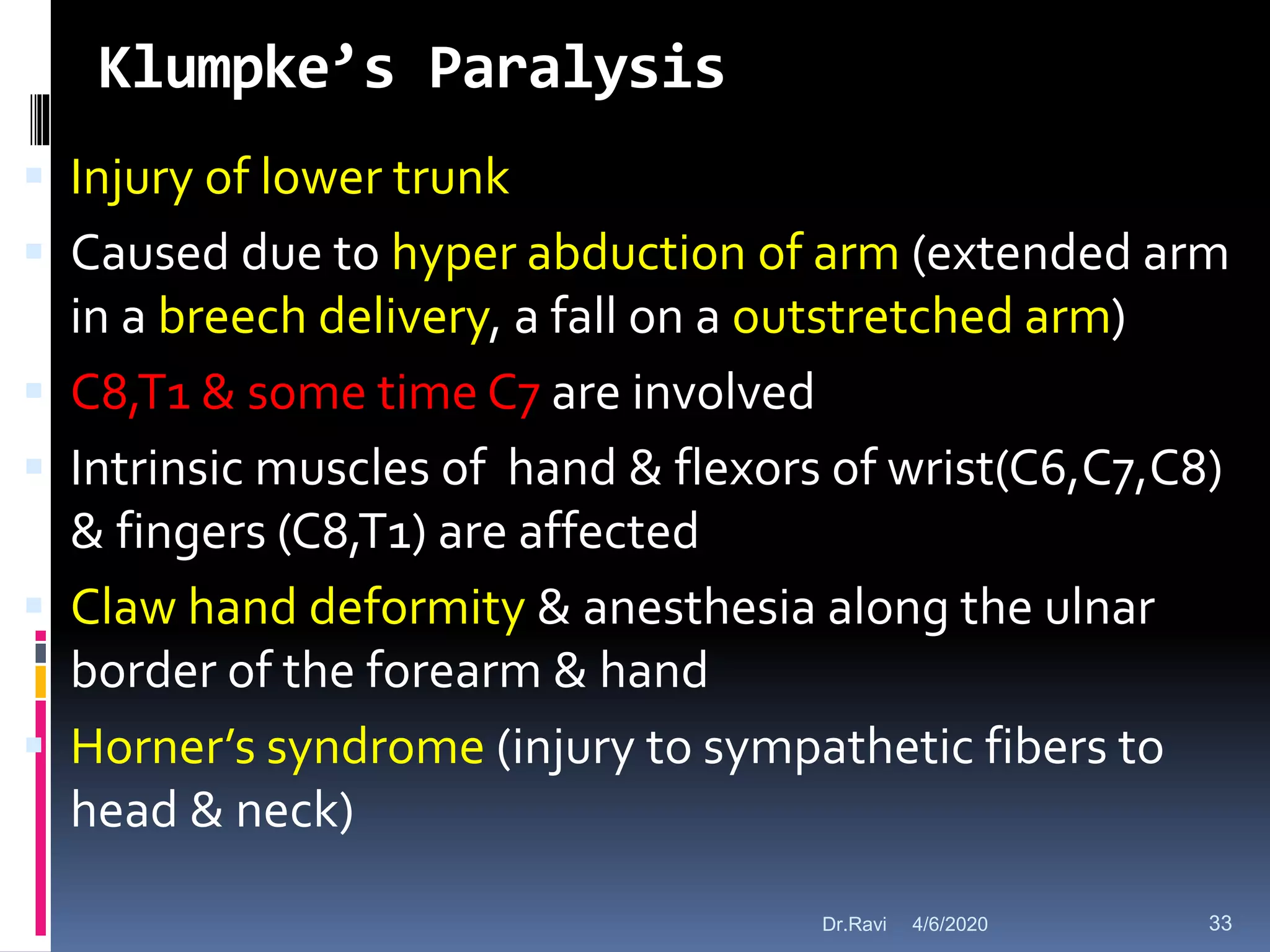 Brachial Plexus- Dr.K.S.Ravi